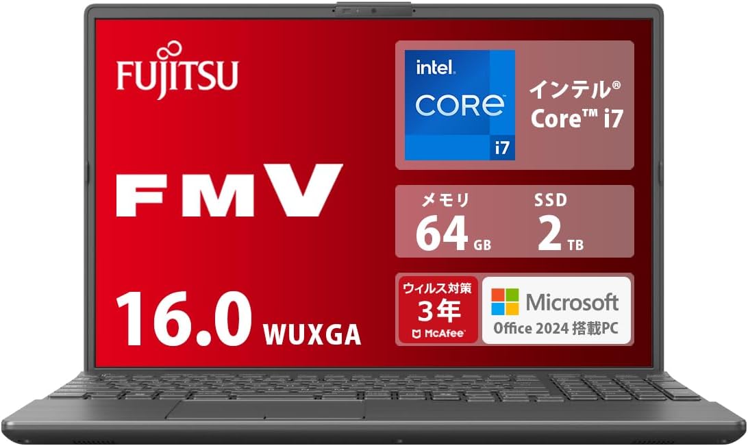 Amazon.co.jp: 富士通 ノートパソコン 日本製 FMV LIFEBOOK WA3/J3 (MS Office 2024/Win ...