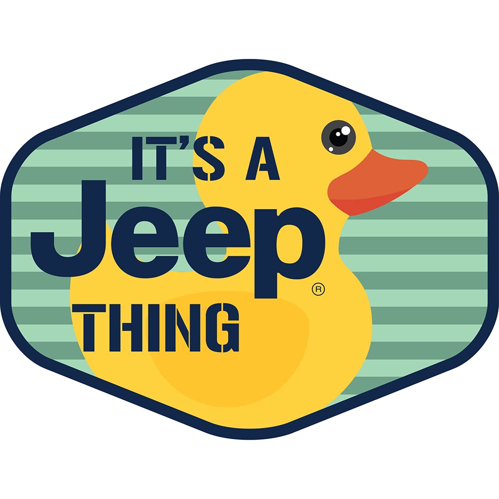 Amazon.com - Jeep Duck Logo | It’s a Jeep Thing Stripes | Premium Vinyl ...
