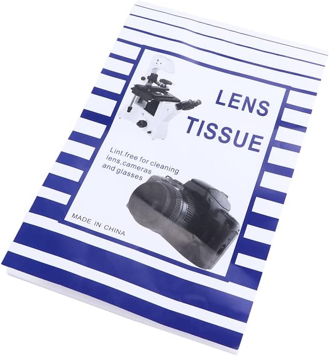 Amazon.com: Lens Cleaning Paper Tissue, 50 Sheets Soft Camera Lens ...