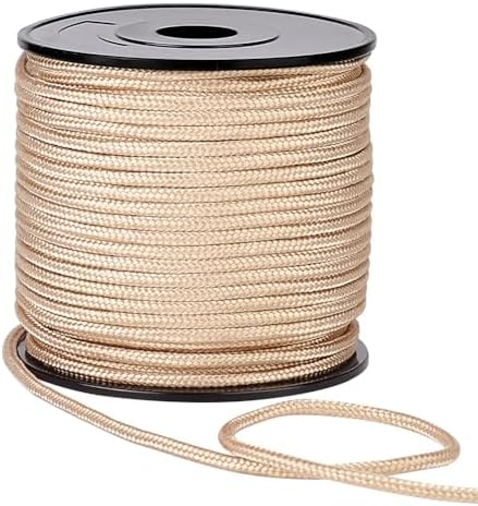 PH PandaHall 54.68 Yards/50m Nylon Rope Cord, 3mm Brown Blinds String ...