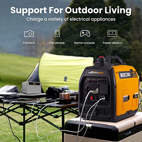 maXpeedingrods 2300W Portable Inverter Generator 4 Stroke Silent Pure ...