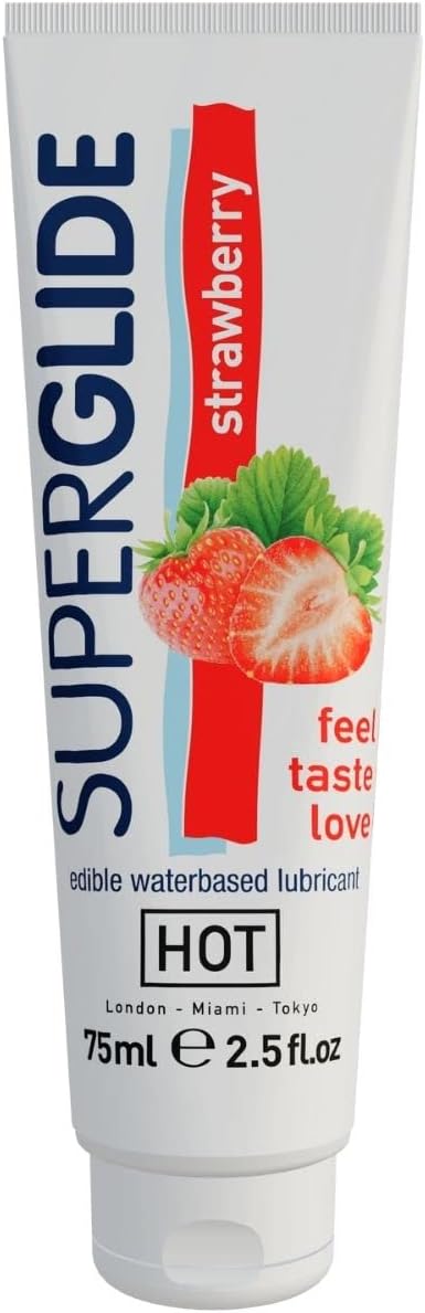 Amazon.com: HOT Superglide Edible Lubricant Water Based Lube - Edible ...