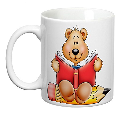Buy Teddy Reading | Coffee Mug for Kids| Coffee Mugs Quotes |Coffee ...