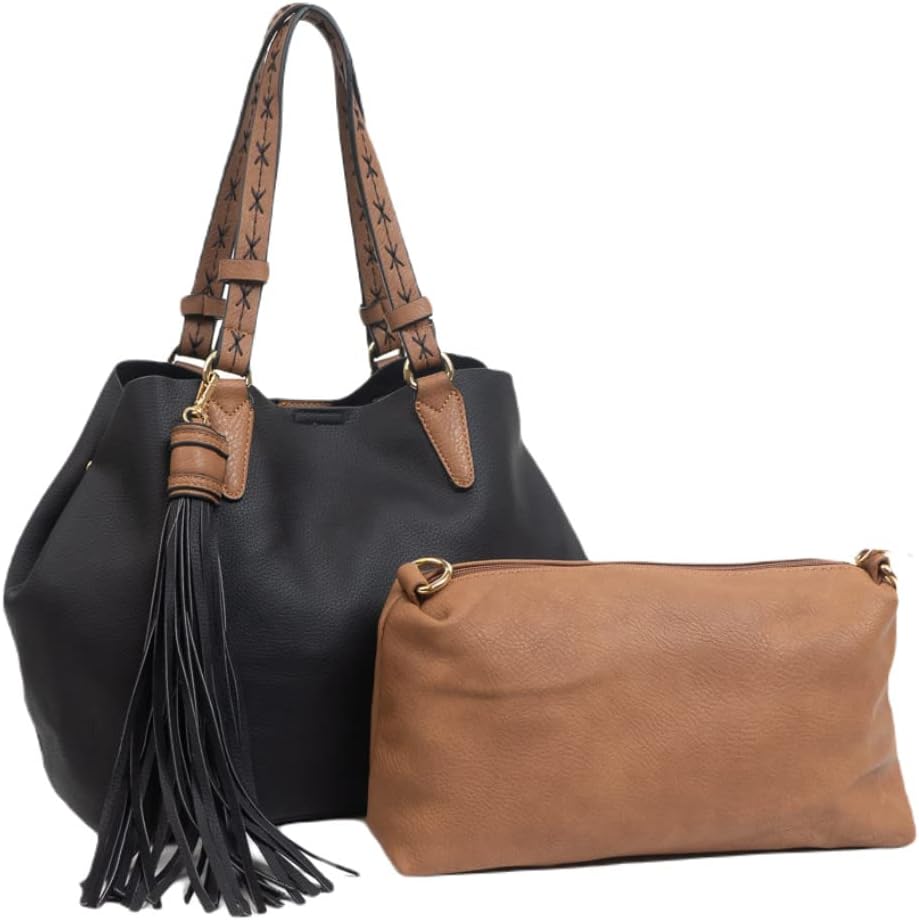 Amazon.com: JEN & CO. Satchel Bags for Women Satchel Purse - Vegan ...