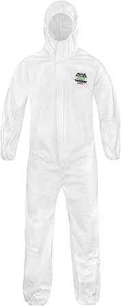 Amazon.com: Lakeland MicroMax NS Disposable Coverall with Attached Hood ...