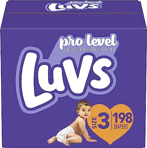 Amazon.com: Luvs Diapers Size 3, 198 Count - Disposable Diapers : Baby