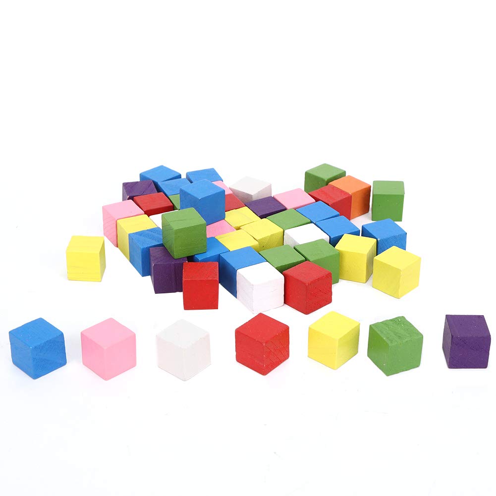 Wooden Colored Squares Waldorf Square Geometric 3D Wooden Puzzle