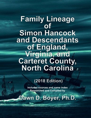 Family Lineage of Simon Hancock and Descendants of England, Virginia ...