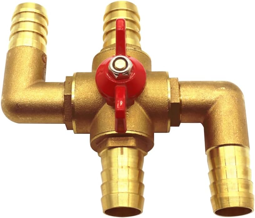 Amazon.com: BesNPT 4-way Automobile Heating Water Valve, Brass ...