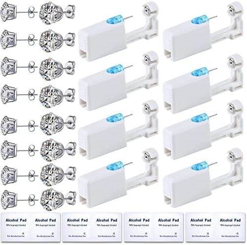 Amazon.com: 2 Pack Self Ear Piercing Gun Earring Disposable Piercing ...