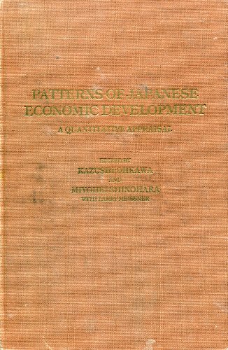 Patterns of Japanese economic development ; a quantitative appraisal (A ...