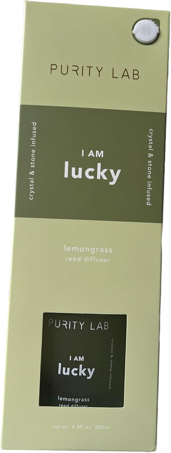 Purity Lab Lemongrass Crystal Infused Reed Diffuser 6.8 Fl Oz – Yaxa ...