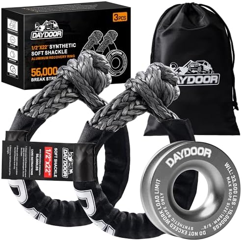VEVOR Off-Road Recovery Kit, 3" x 30', Heavy Duty Winch Recovery Kit ...