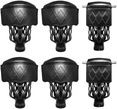 MoyanSuper Billiard Pool Table Pockets Set of 6, Heavy Duty PU Leather ...