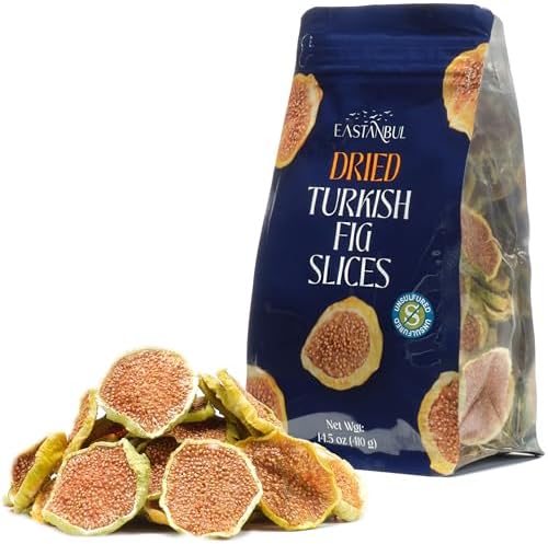 Amazon.com: Eastanbul Turkish Dried Figs Slices 14.5oz, No Sugar Added ...