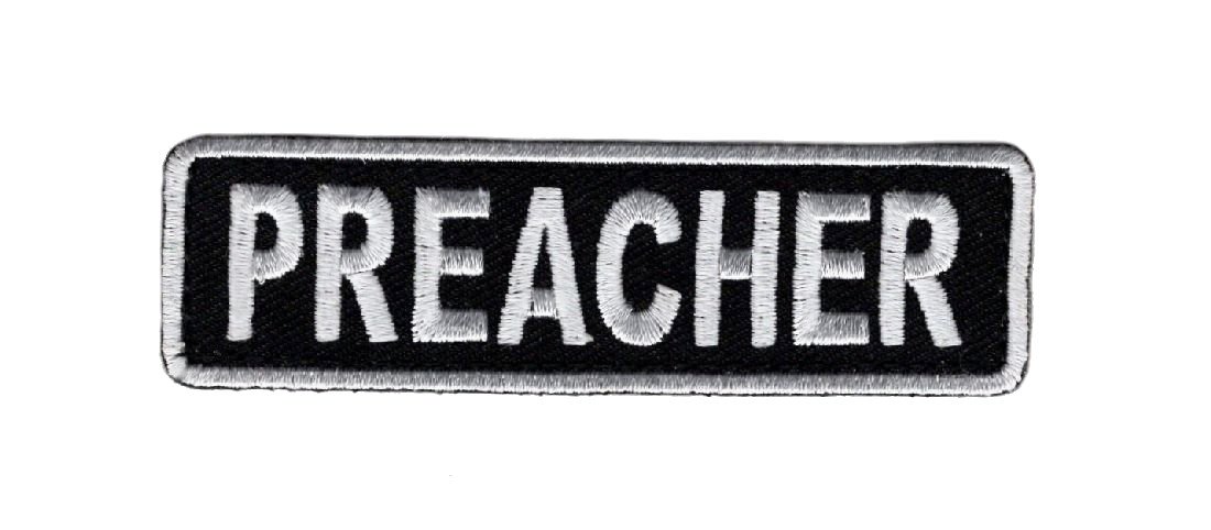 Amazon.com: Preacher Pastor Christian Embroidered 3.5 X 1.0 Hook Patch ...