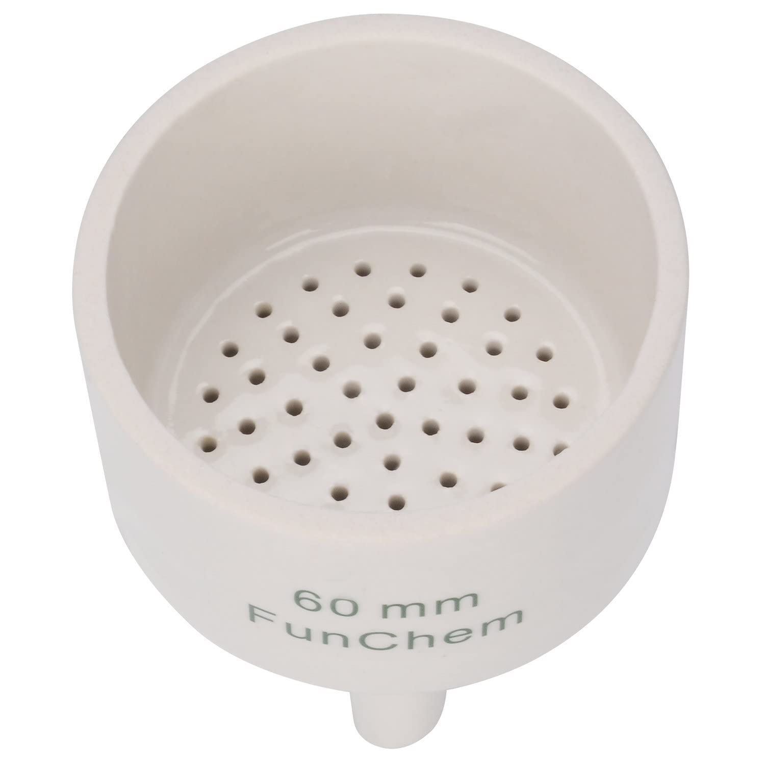 FunChem Porcelain Buchner Funnel, 60 mm Porcelain Buchner Filter Funnel ...