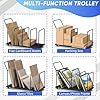 Amazon.com: Metal Carton Stand, Rolling Cardboard Box Stand, 500Lb ...