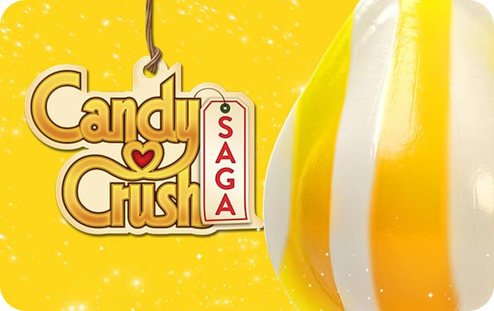 Amazon.com: Candy Crush Yellow eGift Card: Gold Bars + Exclusive Bonus ...