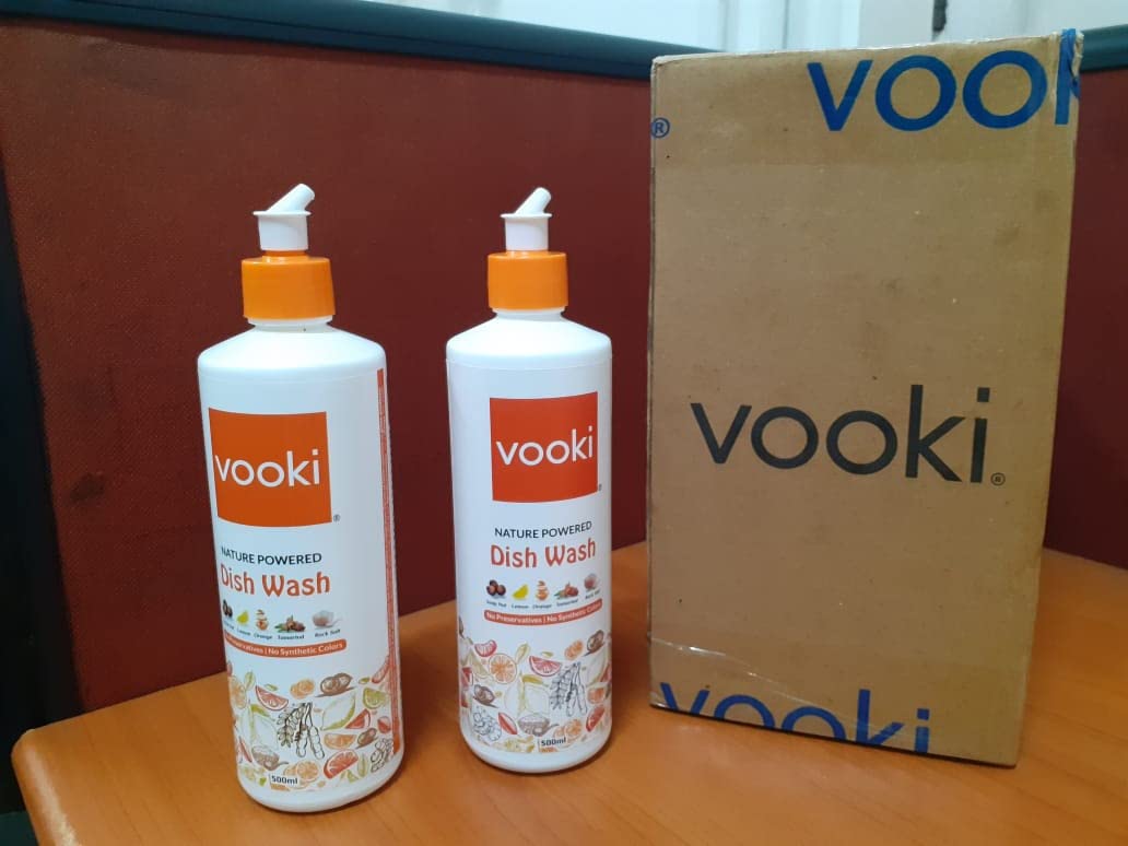 Vooki Nature Powered Natural Dish Wash Gel, No Preservatives, No ...