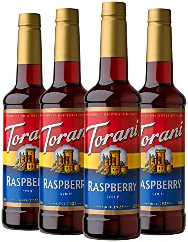 Amazon.com: Torani Puremade Syrup, Raspberry Flavor, Glass Bottle ...