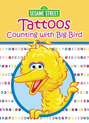 Sesame Street Counting With Big Bird Tattoos : Sesame Workshop: Amazon ...