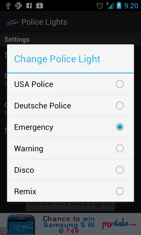 Police Lights - App on Amazon Appstore
