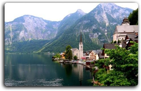Amazon | Lake of Hallstatt Hallstatt Salzburg Austria characteristic ...