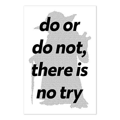 Amazon.com: Star Wars Yoda Do Or Do Not Quote Poster : Handmade Products
