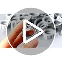 Pushglossy 50 Pcs Plastic Insulating Bushing Threaded Electrical ...
