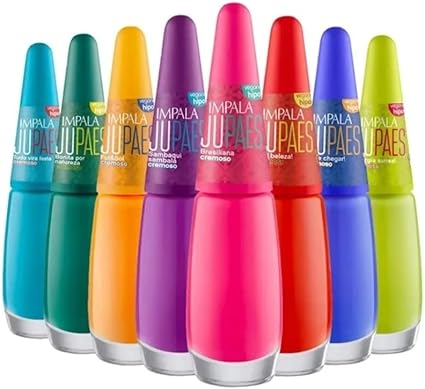 Kit 08 Esmaltes Impala Coleção Nosso Jeitinho Juliana Paes | Amazon.com.br