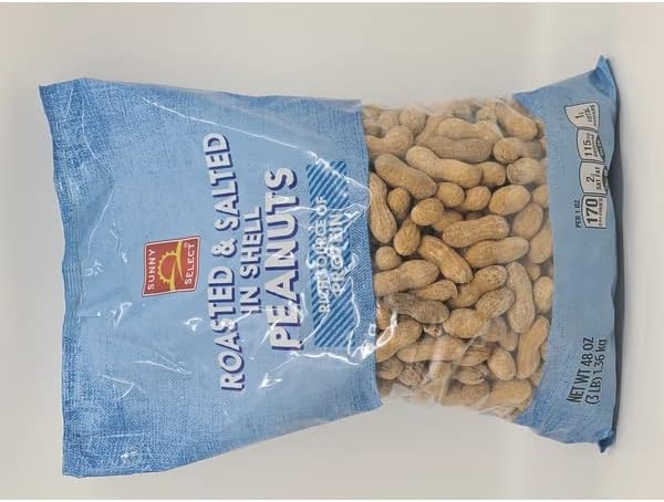 Amazon.com : Sunny Select, Roasted & Salted In Shell Peanuts, 48 OZ ...