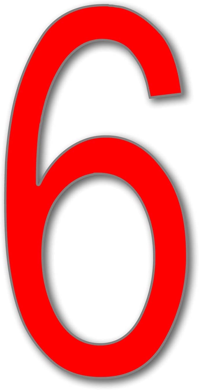 Arial Hausnummer 6, Hausnummern in 3 Größen (15, 20, 25 cm), inkl ...