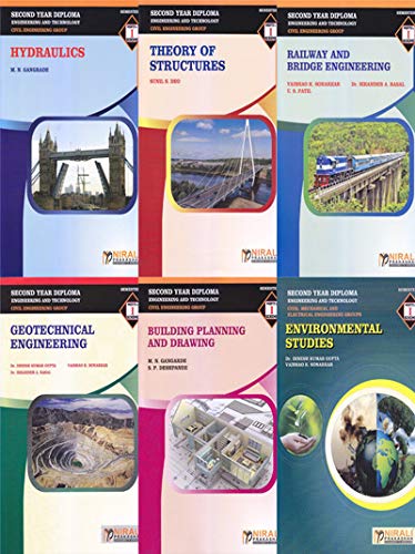 Buy Civil Engineering Second Year Diploma MSBTE's 'I' Scheme 2019 SEM ...