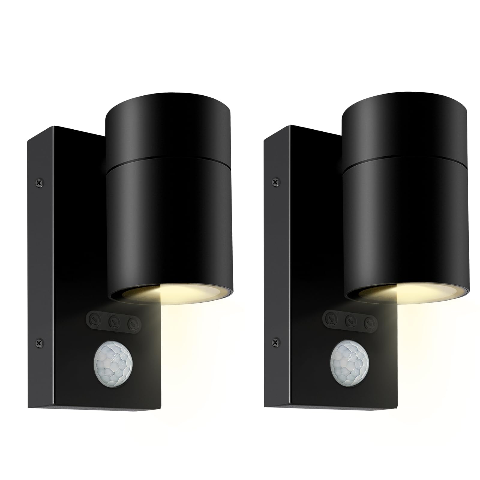 Kerry Outside Wall Lights with Sensor, IP65 Waterproof Downward Outdoor ...