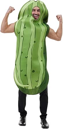 Amazon.com: Megartico Adult Halloween Pickle Costume Women Funny Food ...