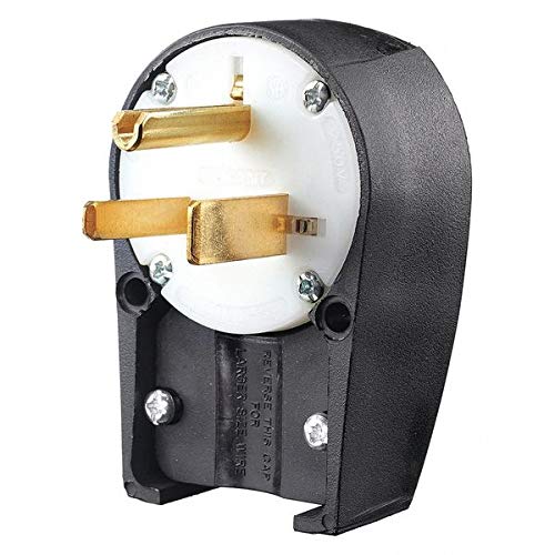 3 Wire Industrial Angle Straight Blade Plug 250VAC 50A - Amazon.com