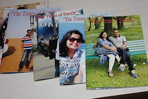 YAHVI Personalized 9"x11" | Magazine Style Photo Album (Multicolour, 20 ...