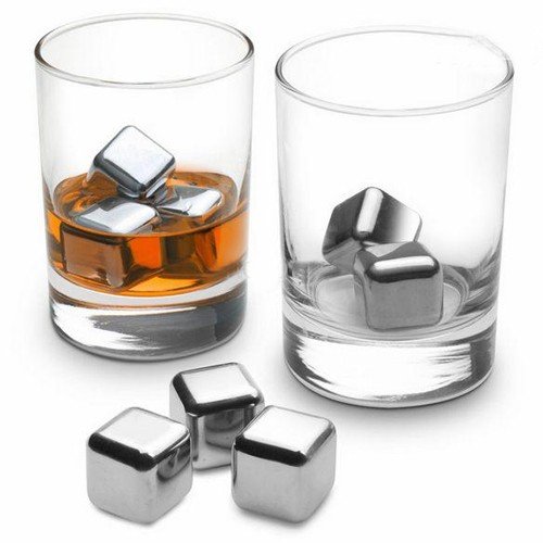 Magazine Ieftine® Whiskey Stones Stainless Steel Set of 6pc Stones Gift ...