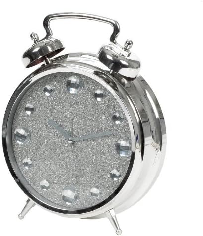Amazon.com: Landon Tyler 33 cm Alarm Clock with Glitter Face and Jewels ...