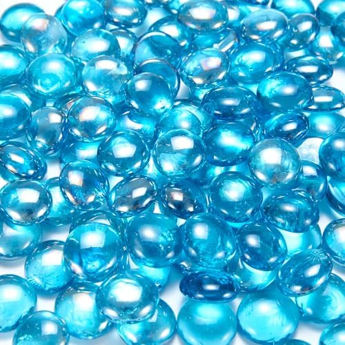 Amazon.com: Yalissey 3/4 Inch Fire Glass Beads - 10 Pounds, Reflective ...
