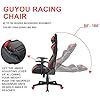 Amazon.com: Guyou Racing Office Chair Executive Swivel Leather Chair ...