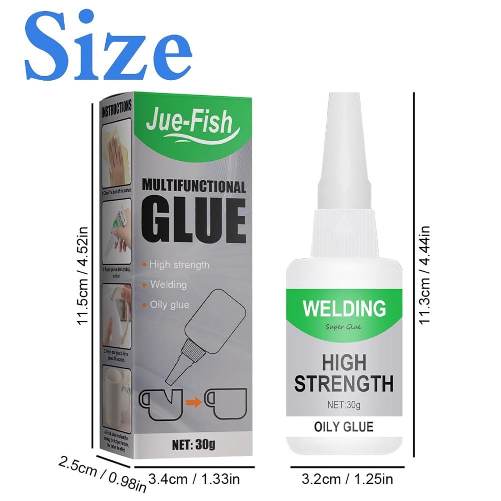 Snapklik.com : 3Pcs Jue Fish Welding Glue,Jue-Fish High-Strength Oily ...
