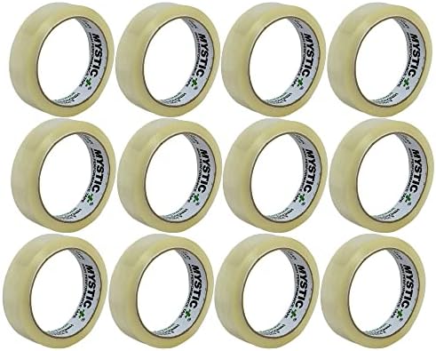 MYSTIC Transparent Tape - Pack of 12, 24mm X 50m: The Ultimate Solution ...