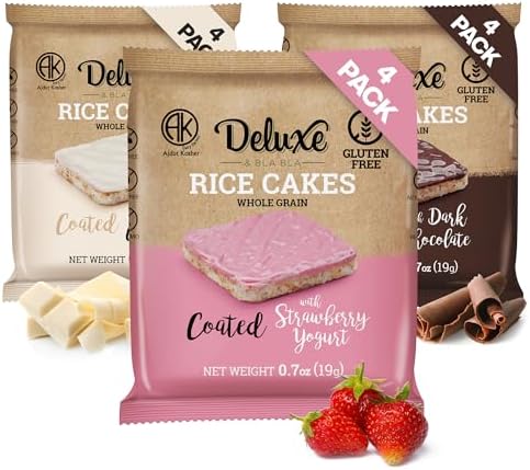 Amazon.com: Deluxe & Bla Bla Chocolate Covered Rice Cakes 12 Pack ...