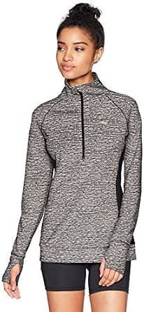 Copper Fit Women's Comfort Compression Quarter Zip L/S Mock, core Black ...