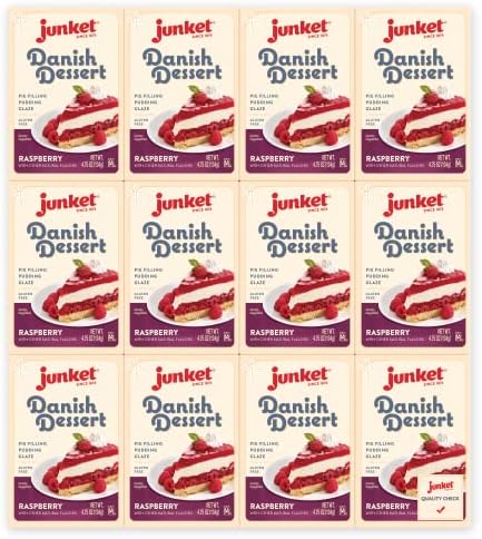 Amazon.com : Junket Danish Dessert Raspberry, 4.75 Ounce (Pack of 1 ...