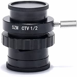 Amazon.com : Microscope Kit 0.5X C-Mount Lens 1/2 CTV Adapter for ...