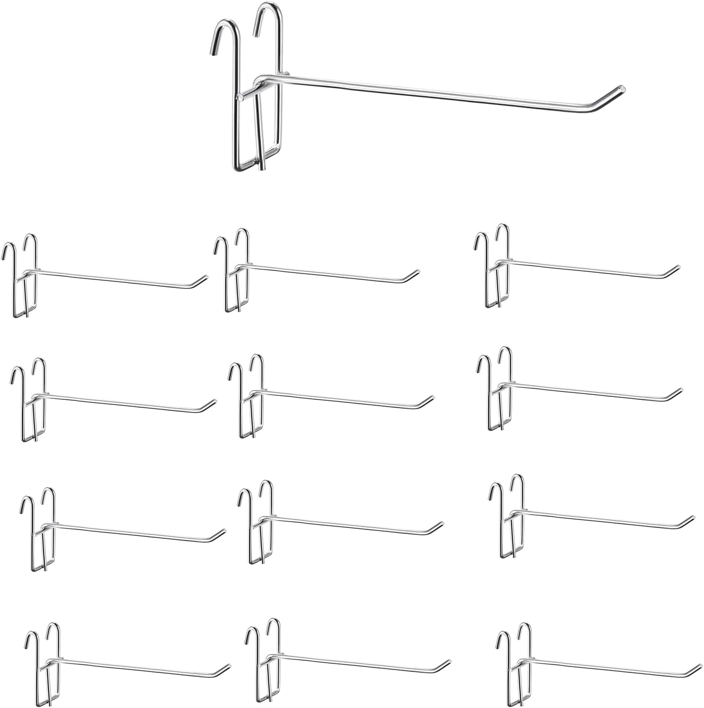 Amazon.com: QoTang 30 PCS GridWall Hooks 4 Inch, Hooks for Grid Wall ...
