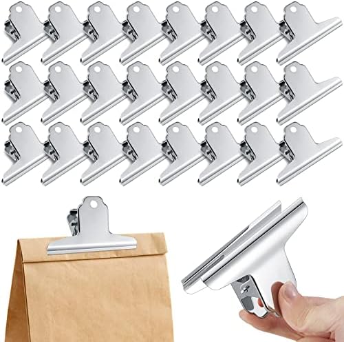 Amazon.com : Henoyso 24 Pcs Large Bull Dog Clips 4 Inch Bull Paper ...